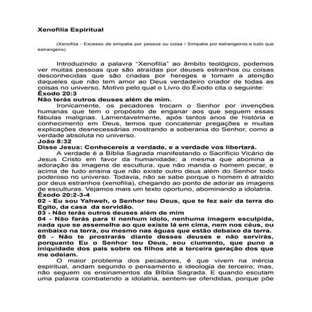A idolatria | PDF