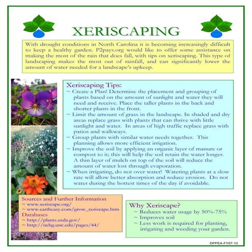 Xeriscaping - North Carolina | PDF