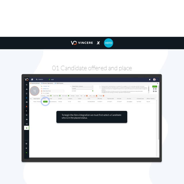Vincere & Xero Integration | PDF