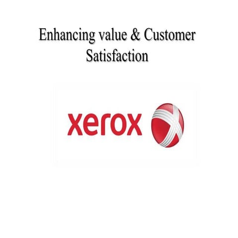 Xerox case | PPTX