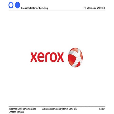 Xerox company | PPT