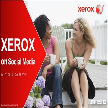 Xerox Social Media Analysis Q4 2015 | PPT
