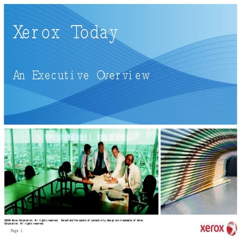 Xerox Today2009 | PPT