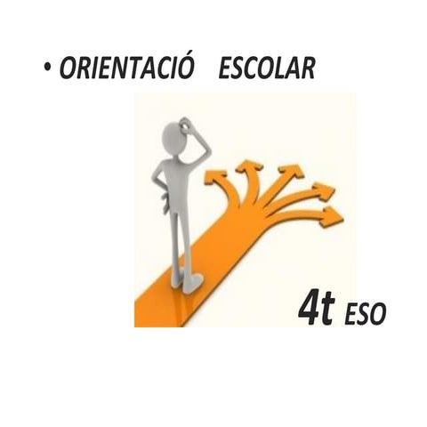 Orientació escolar 4t d'ESO | PDF
