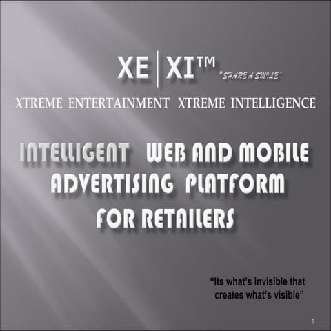 Xexi Inc Power Presentation | PPT
