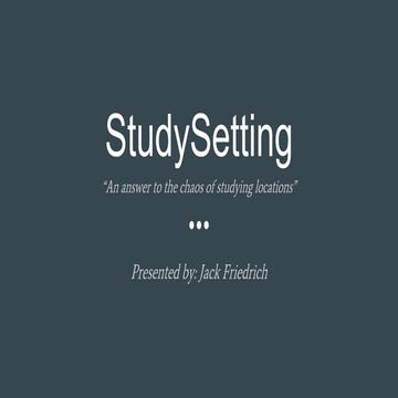 Study Setting | PPTX