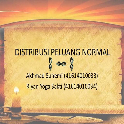 Distribusi Peluang Normal | PPTX