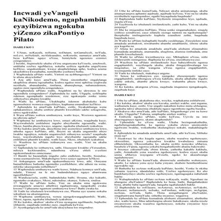 Xhosa Male Gospel Singers