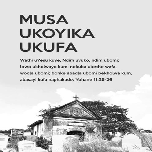 Xhosa Do Not Fear Death Gospel Tract | PDF