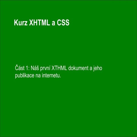Xhtml Ppt 5158