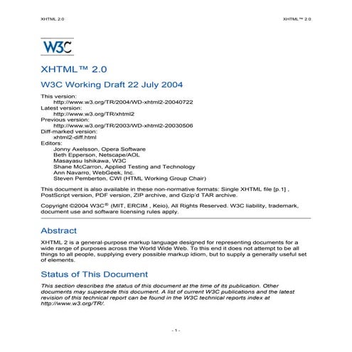 Manual Xhtml | PDF