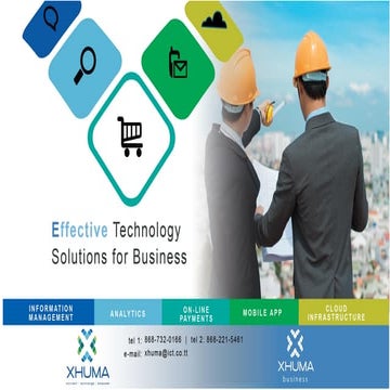 Xhuma corporate brochure | PPTX