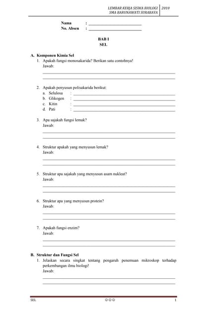 Modul Ajar Biologi Kelas 12 Fase F Kurikulum Merdeka | PDF