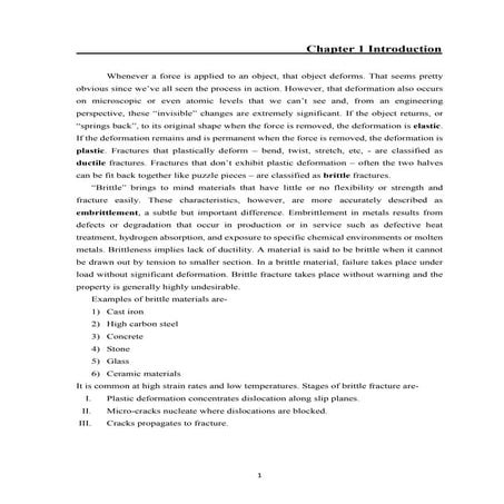 Failure Mechanism In Ductile & Brittle Material | PPTX