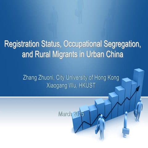 Registration Status, Occupational Segregation and Rural Migrants in ...