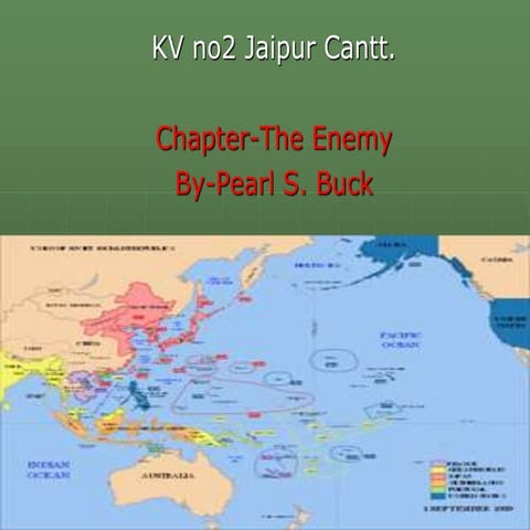 THE ENEMY class 12 L joswin shajan | PPTX