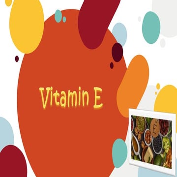 Analisis Bahan Organik Penetapan Vitamin E | PPT