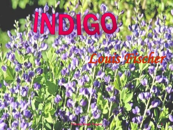 Ppt=indigo==xii part -1 | PPSX