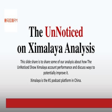 Podcast in China - how to get onto Ximalaya | PDF