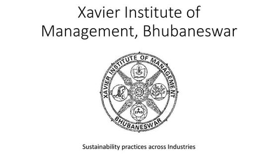 (Ximb) sustainability - petrochemical industry | PPT