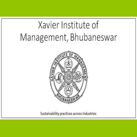 (Ximb) sustainability power | PDF