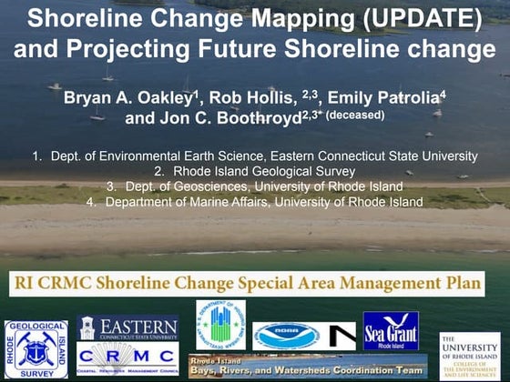 Shoreline Change Special Area Management Plan Overview | PPT