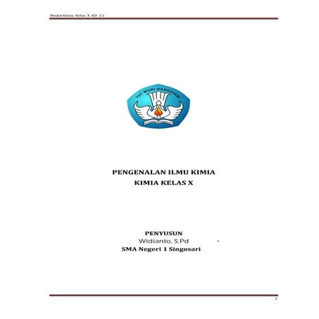 modul kimia | PDF