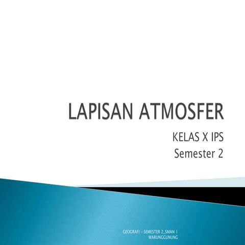 Lapisan atmosfer | PPTX