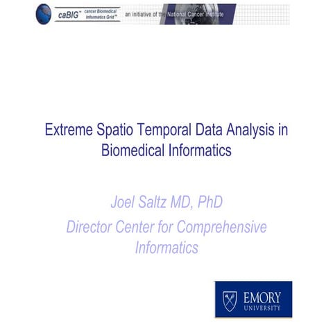 Extreme Spatio-Temporal Data Analysis | PPTX