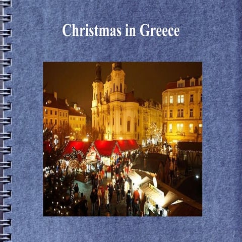 Christmas traditions in greece | PPTX