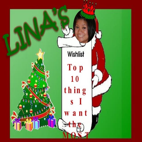 Lina's Christmas List | PPT