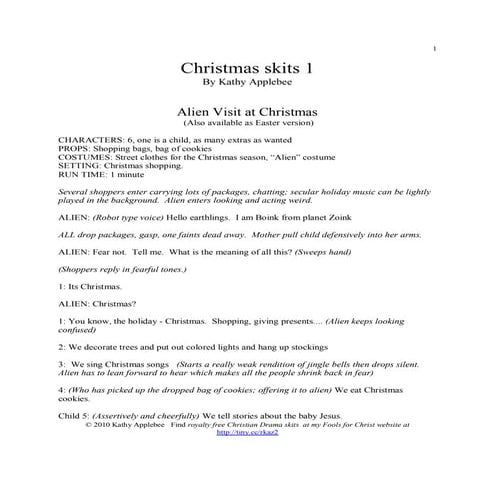 The Birth of Jesus Reader's theater script | PDF