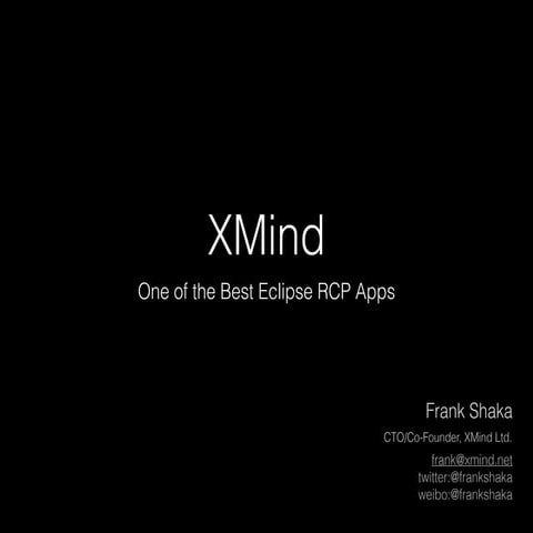 XMind - One of the Best Eclipse RCP Apps | PDF | Computer Software and Applications | Computing