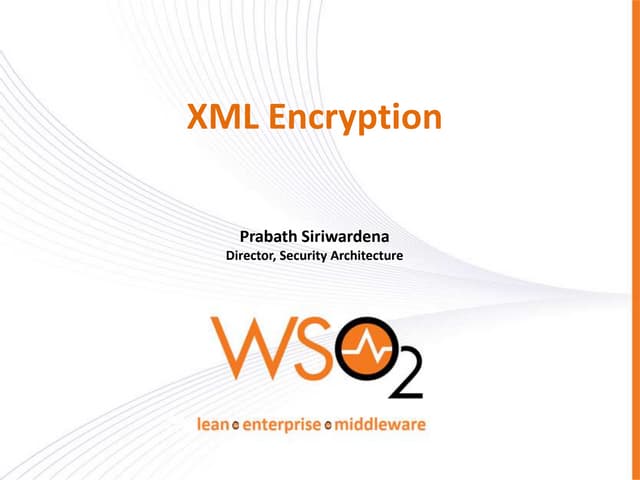 Xml Encryption Ppt