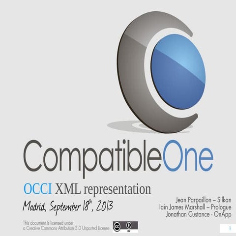 OCCI XML representation | PPT