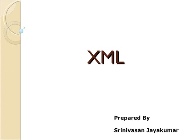 Java XML Parsing | PPT Java XML Parsing | PPT