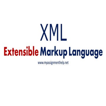 Xml Programming Language