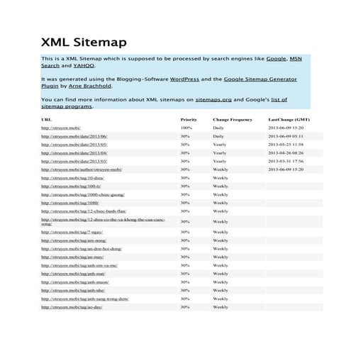 Xml sitemap | PDF