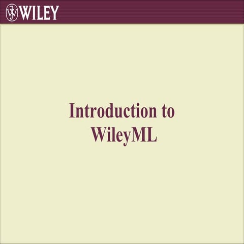 Xml Training Presentation Ppt