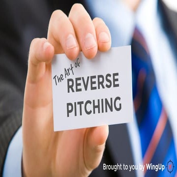 The Art of Reverse Pitching | PDF