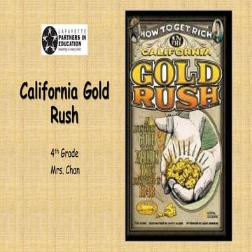 California gold rush | PPT