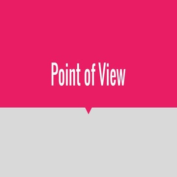 Point of view | PPTX