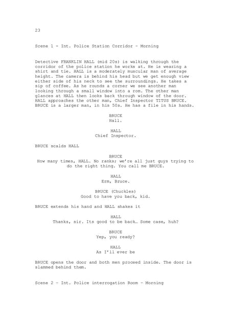 Production script (2) | PDF