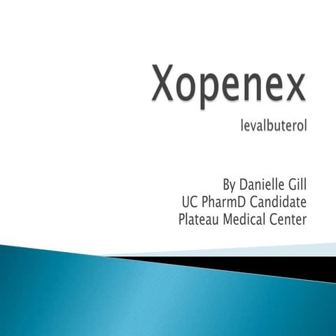 Xopenex | PPTX