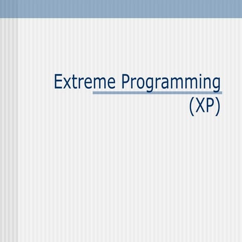Extreme Programlama | PPTX