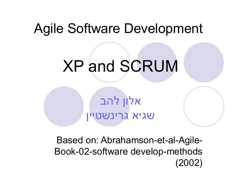 Agile Xp And Scrum