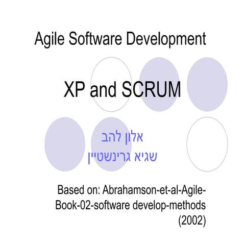 Agile, XP and Scrum | PPT