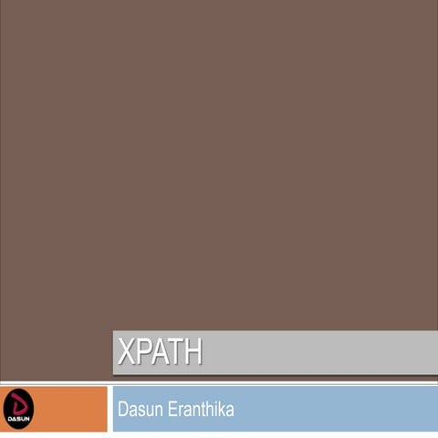 Xpath | PPTX