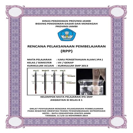 Sampul rpp ratu kls b1 2014 | PDF