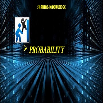 Class X Probability Introduction To Concept | PPTX